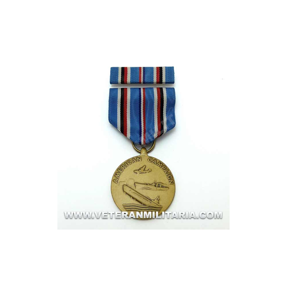 American Campaign Medal with Ribbon Bar