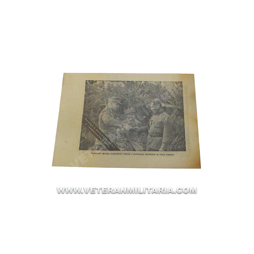 German Propaganda Leaflet Original 4