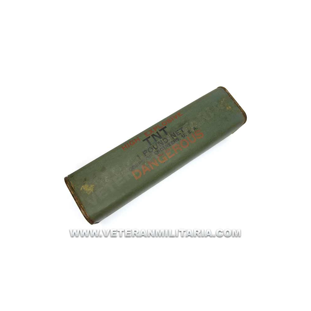 Original Block TNT 1 Pound US Army, Empty