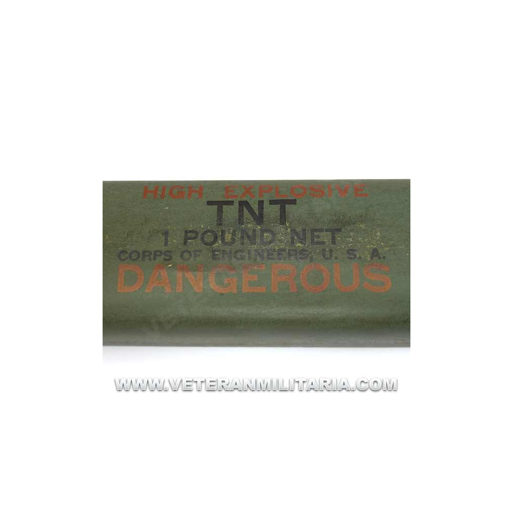 Original Block TNT 1 Pound US Army, Empty