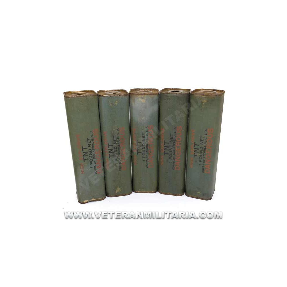 Original Block TNT 1 Pound US Army, Empty