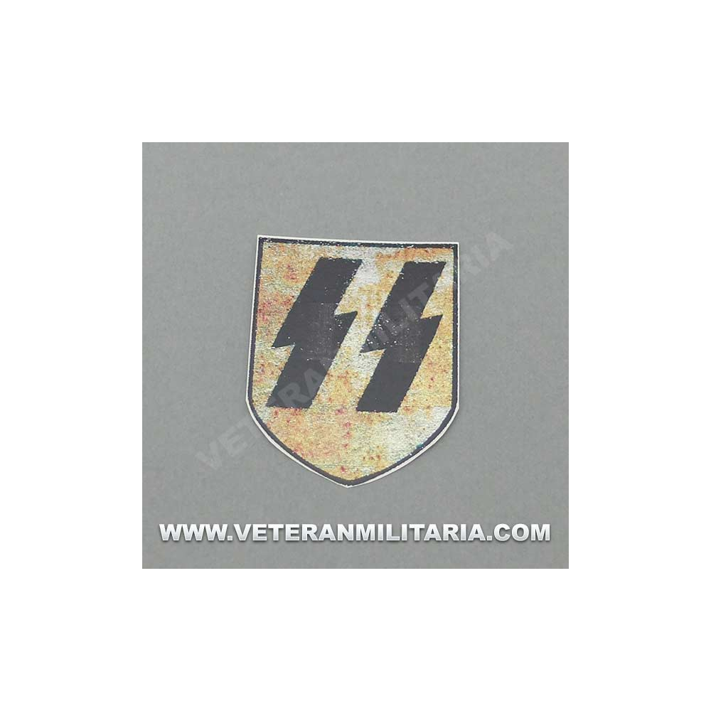 Decal for German Helmet Waffen SS aged (2)