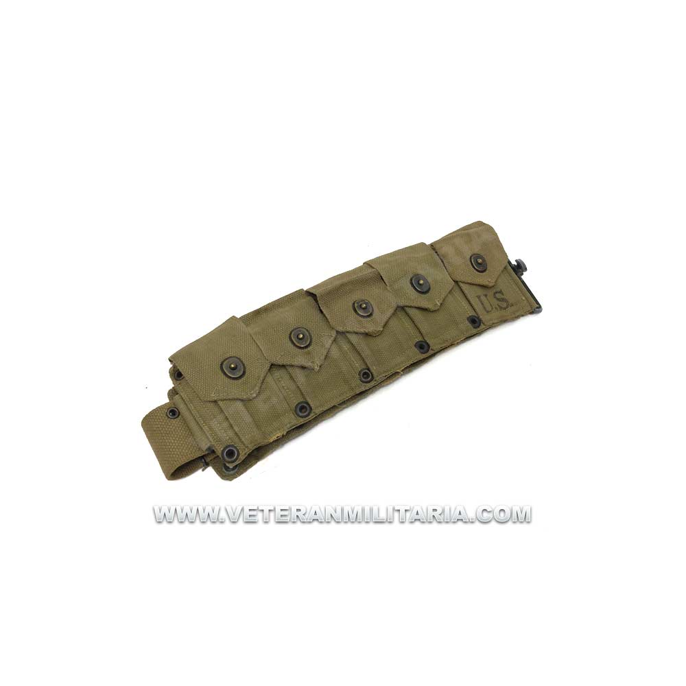 Original US M1 Garand Cartridge Belt 1942
