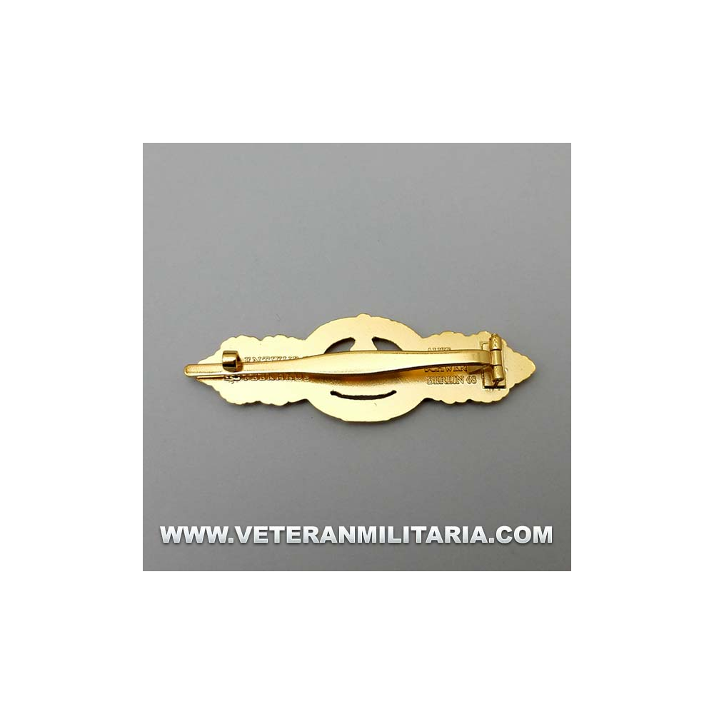 U-boat Front Clasp in Gold