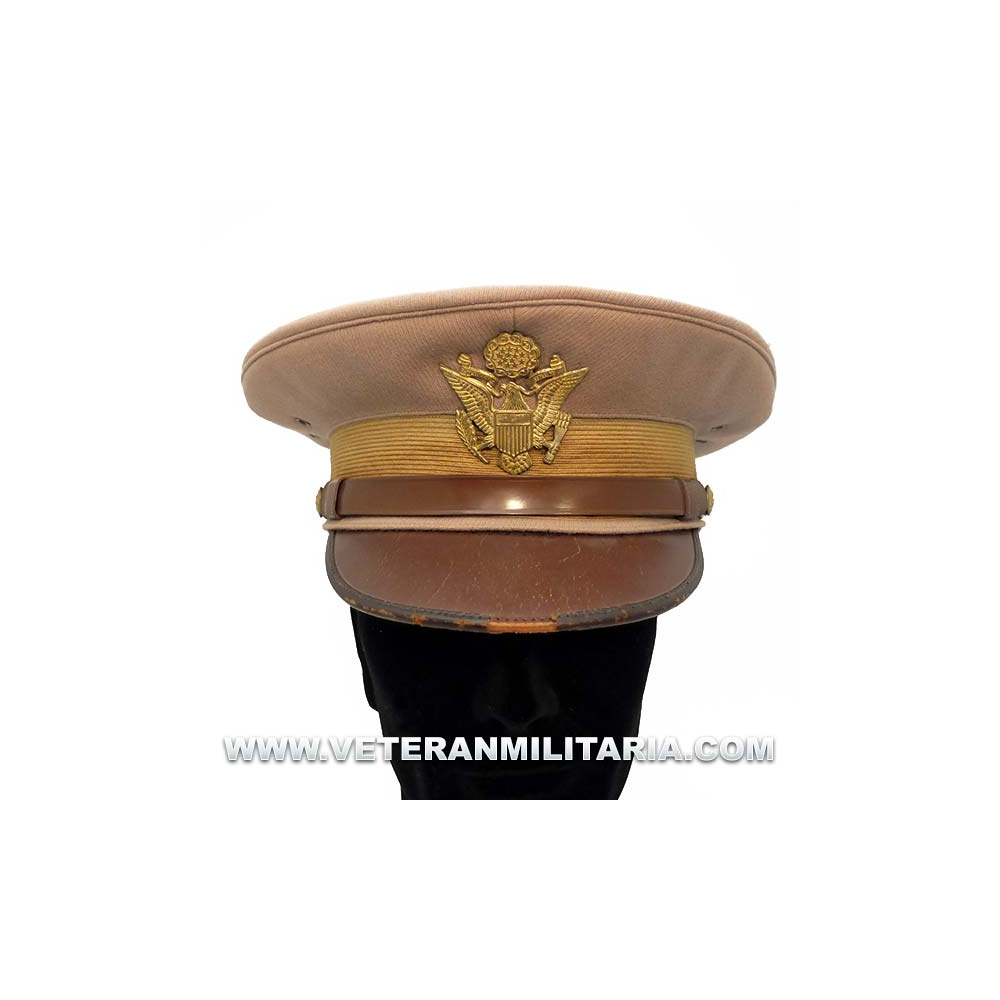 US Army Officer's "pink" Visor Hat Original