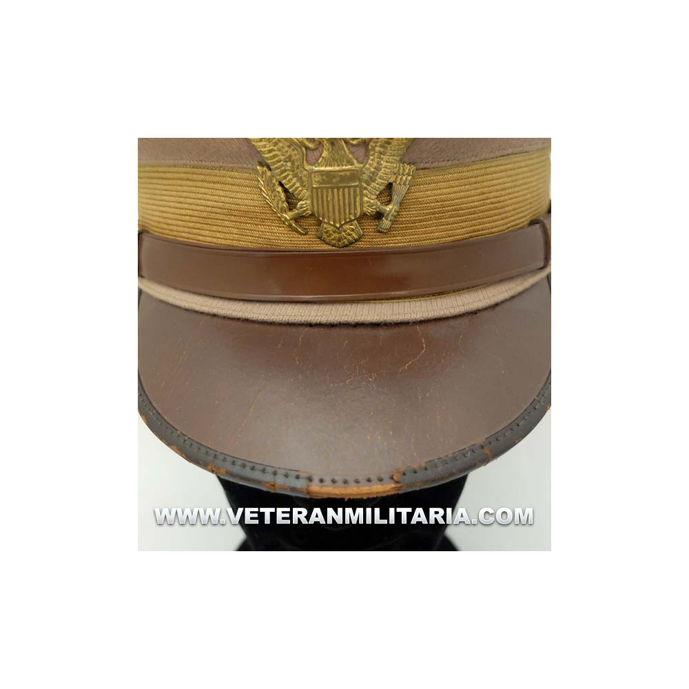 US Army Officer's "pink" Visor Hat Original